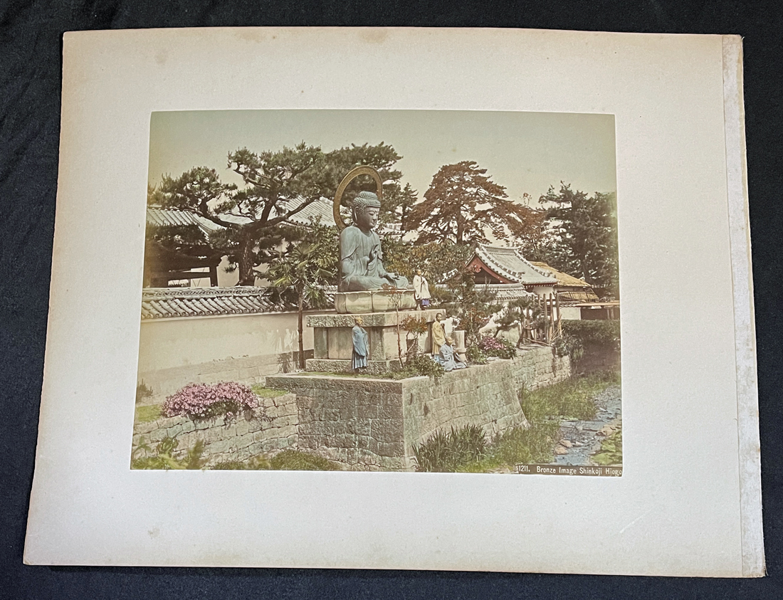 Yahoo!オークション - 明治期鶏卵紙大判手彩色古写真11 兵庫県神戸・...