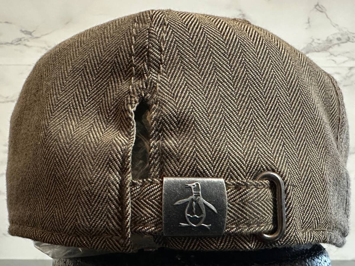 【樂淘letao】日本代購代標第一品牌－【未使用品】790ND★Munsingwear マンシングウェア ゴルフ ハンチング キャップ 帽子 クールなブラウン系ヘリンボーン柄！《FREEサイズ》