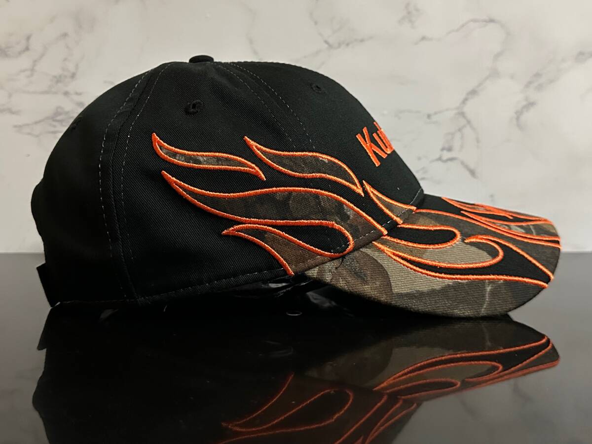 【樂淘letao】日本代購代標第一品牌－【未使用品】732NE 訳あり★Kubota クボタ レーシングデザイン キャップ クールなブラックと迷彩柄のレーシングデザイン《FREEサイズ》