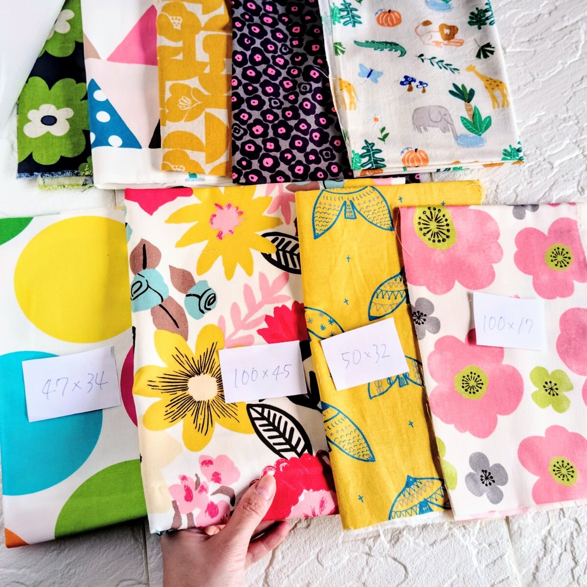 Yahoo!オークション - kirari 2mほど 端切れセット 小さなはぎれ まと...