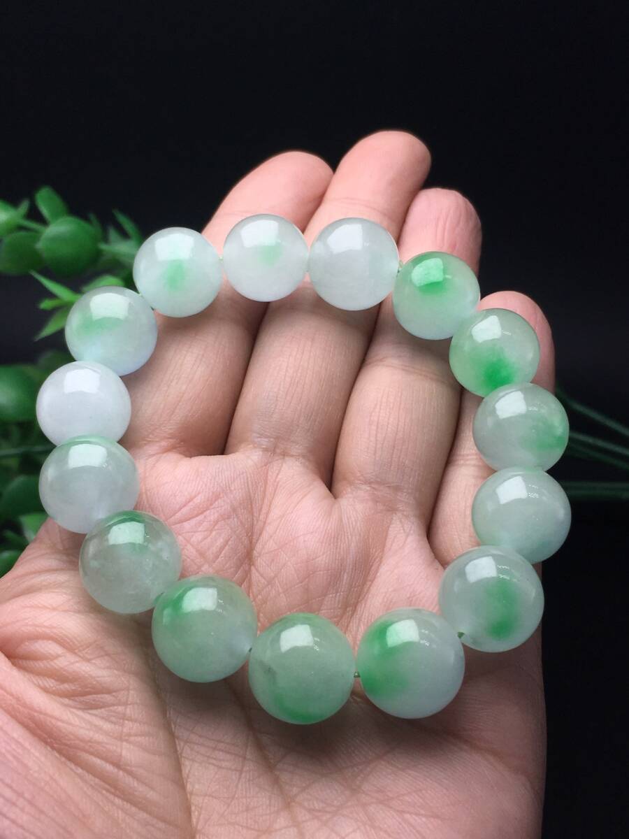 【樂淘letao】日本代購代標第一品牌－館蔵 翡翠彫 高氷 仏珠 手串 根付 貴重 稀少 中国古美術 古美味 蔵出