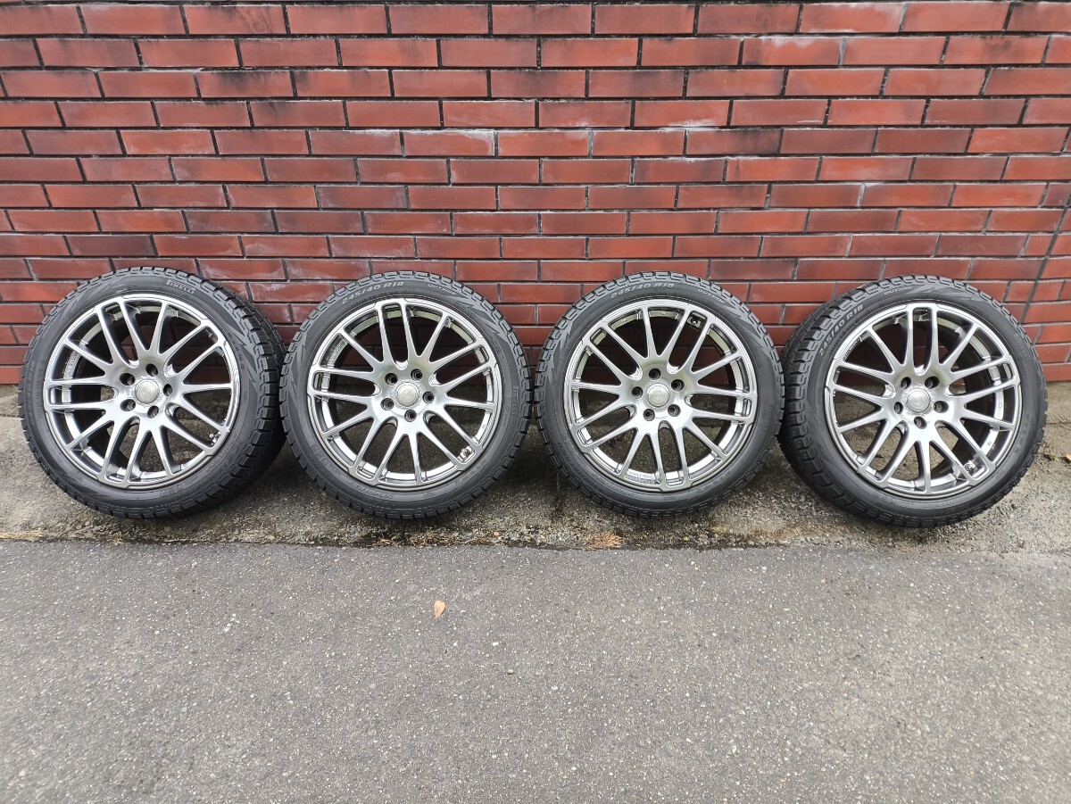 Yahoo!オークション - Audi A4 スタッドレスタイヤ・ホイールset 18イ...