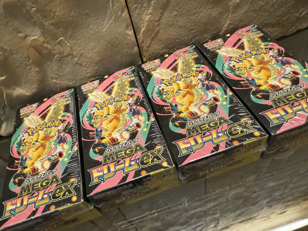 Yahoo!オークション - ポケモンカードゲーム MEGAドリームex 4BOX 【新...