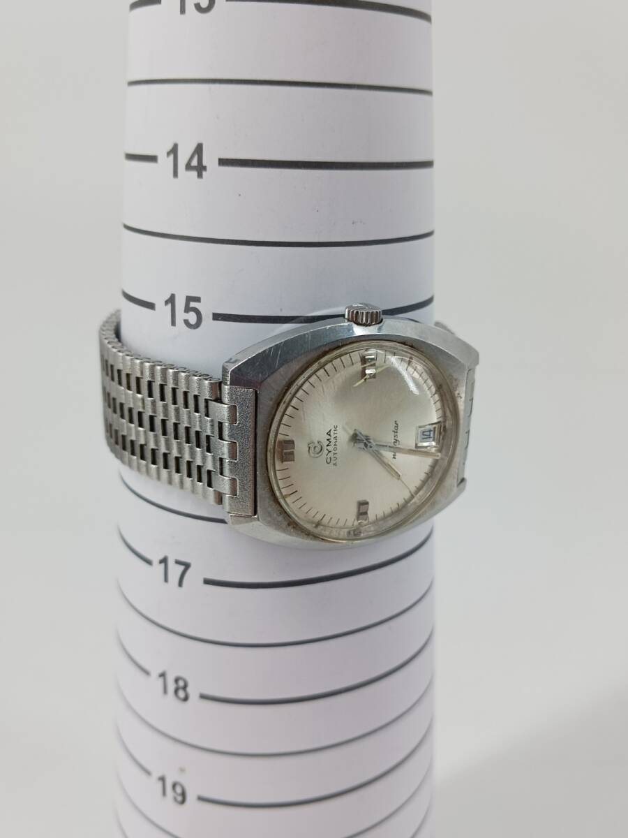 Yahoo!オークション - 19880-03 CYMA/シーマ ラウンド シルバー デイト...