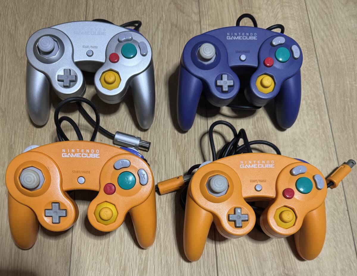 【樂淘letao】日本代購代標第一品牌－★NGC★ゲームキューブ用純正コントローラ4個★後期3個初期1個★良品★動作確認済★即決有★