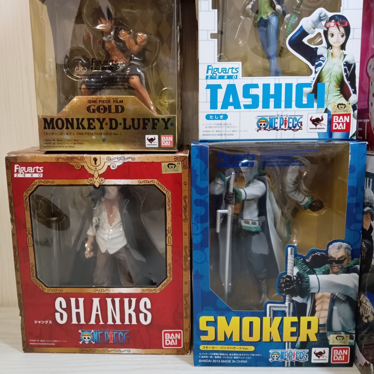 【樂淘letao】日本代購代標第一品牌－ と934【送140】1円～ バンダイ フィギュアーツZERO ワンピース まとめセット シャンクス ロー たしぎ ルフィ エース サボ チョッパー 他