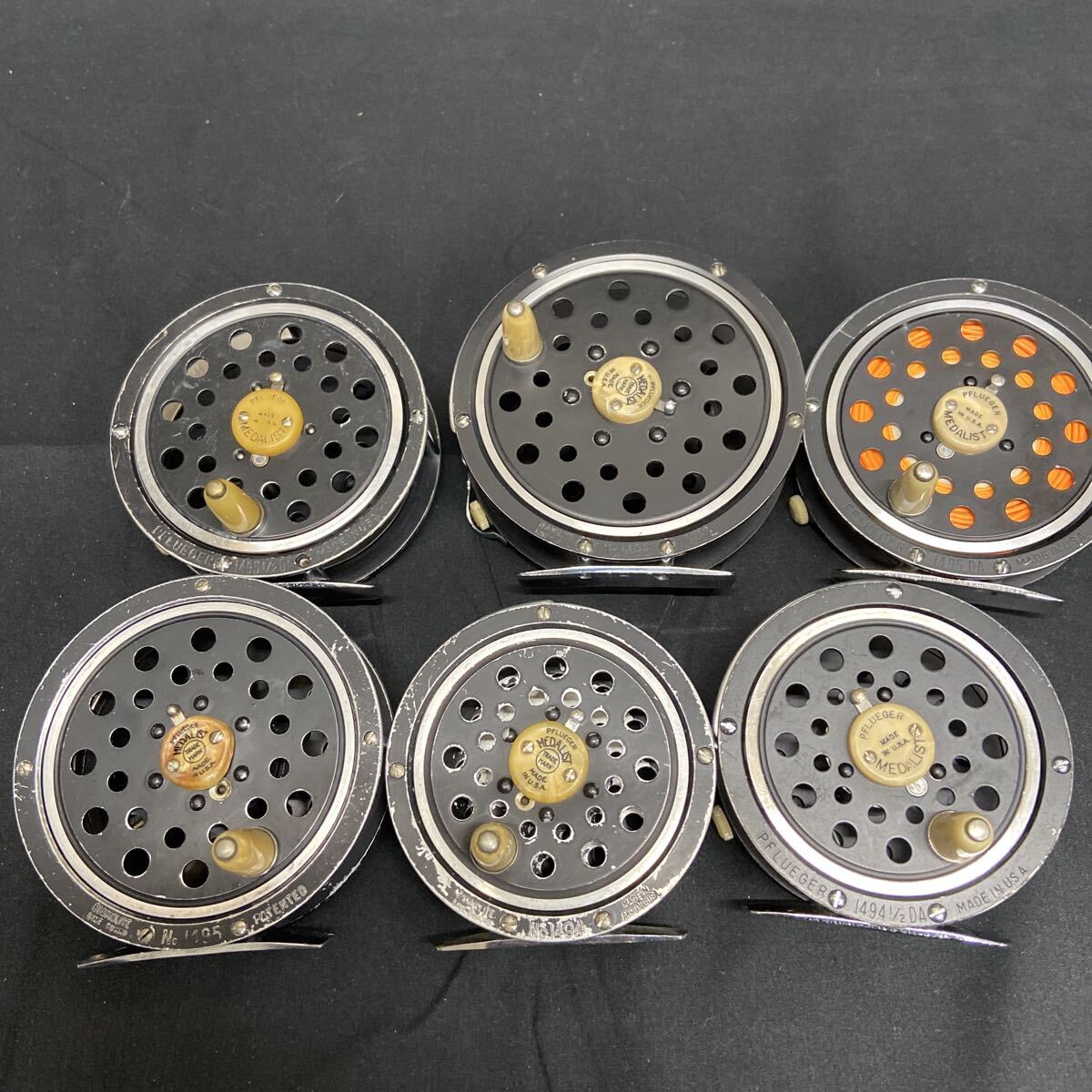 Yahoo!オークション - ⑫ Vintage PFLUEGER No.1494.1495.1498 Fly Ree...