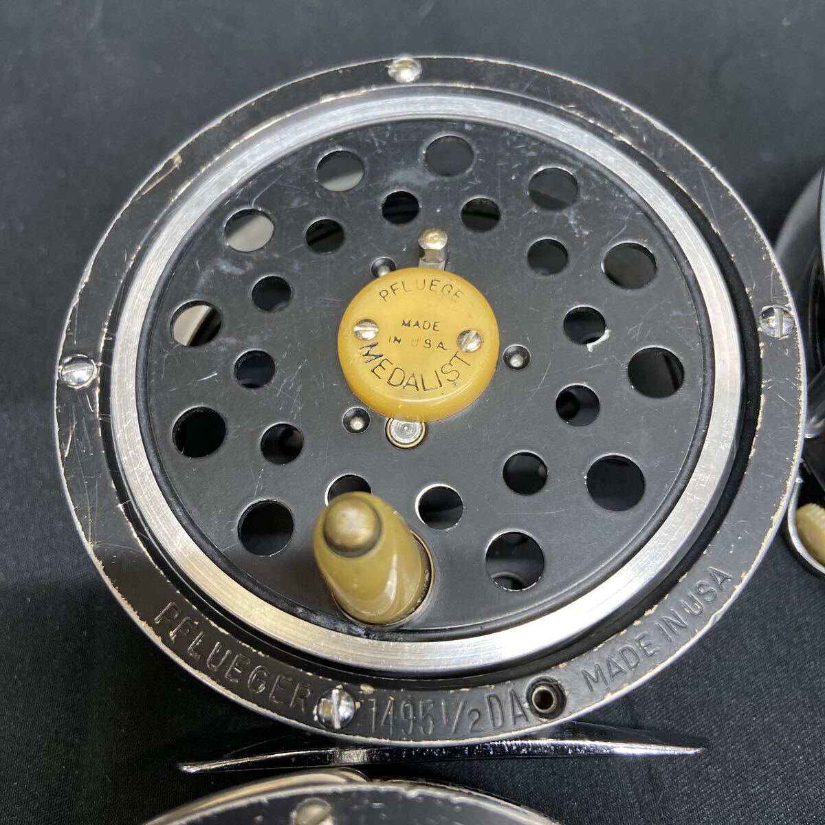 Yahoo!オークション - ⑫ Vintage PFLUEGER No.1494.1495.1498 Fly Ree...