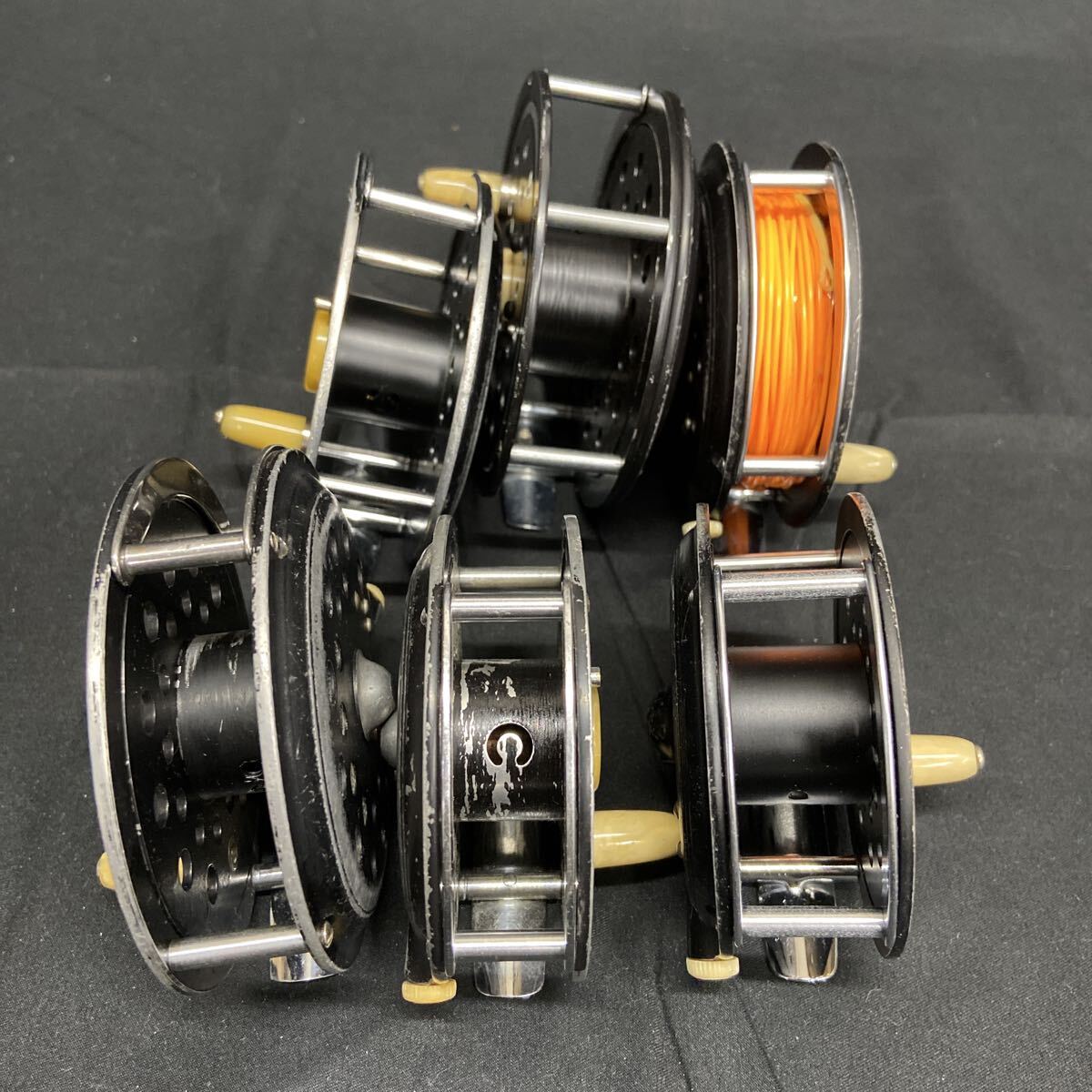 Yahoo!オークション - ⑫ Vintage PFLUEGER No.1494.1495.1498 Fly Ree...