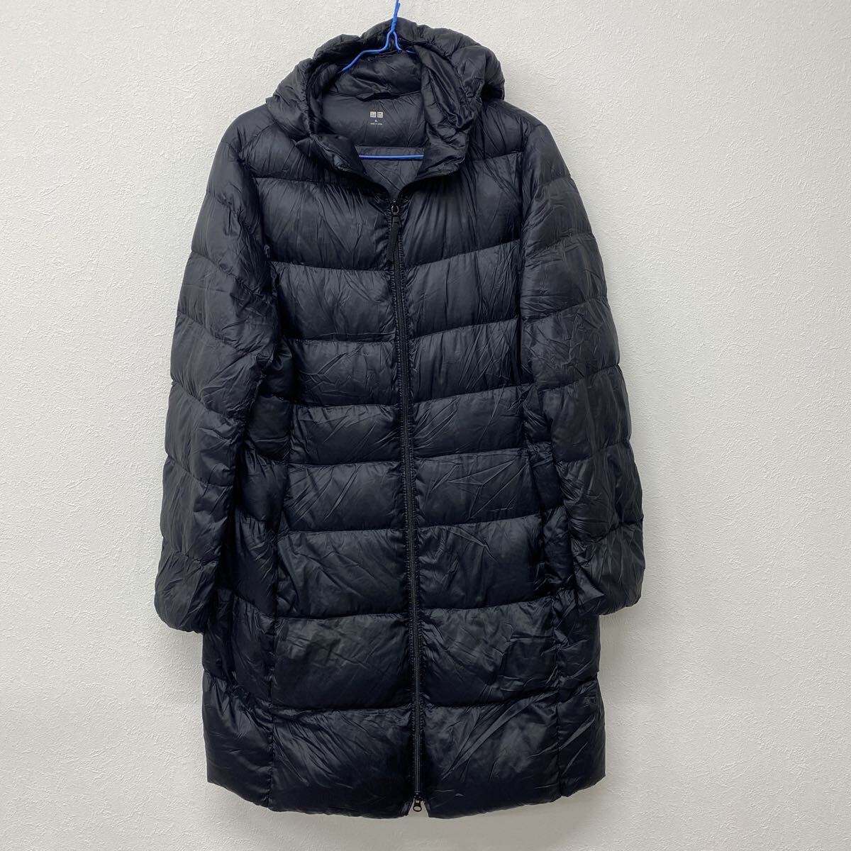 Yahoo!オークション - UNIQLO ユニクロ レディース ダウンコート ブラ...