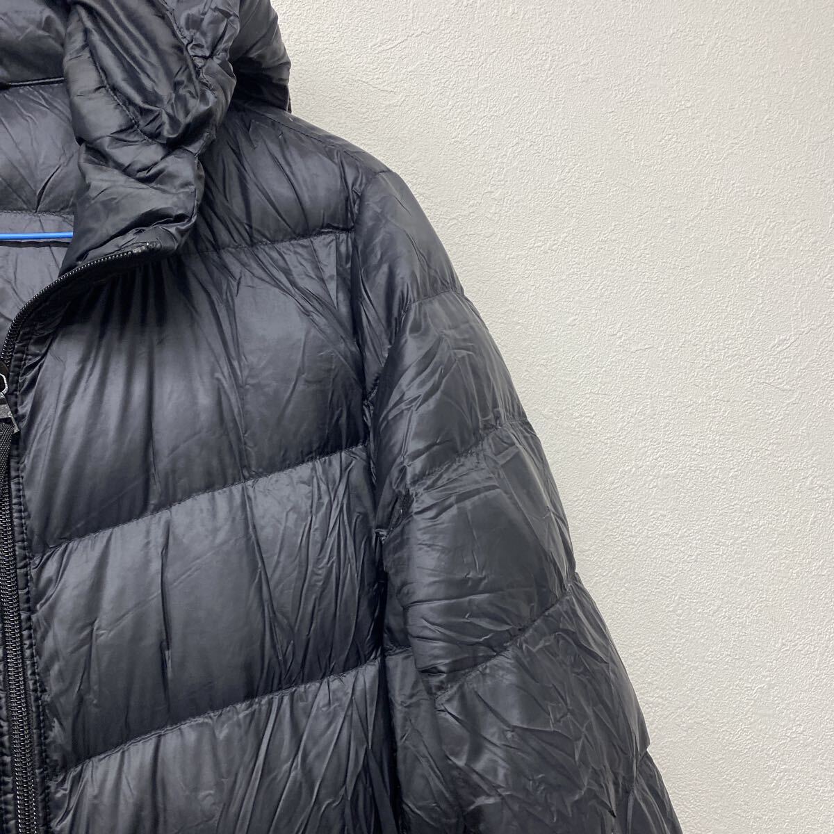 Yahoo!オークション - UNIQLO ユニクロ レディース ダウンコート ブラ...