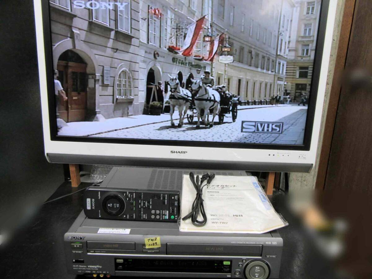 Yahoo!オークション - SONY 高画質Hi8/VHS・整備調整済保証付WV-TW2動...