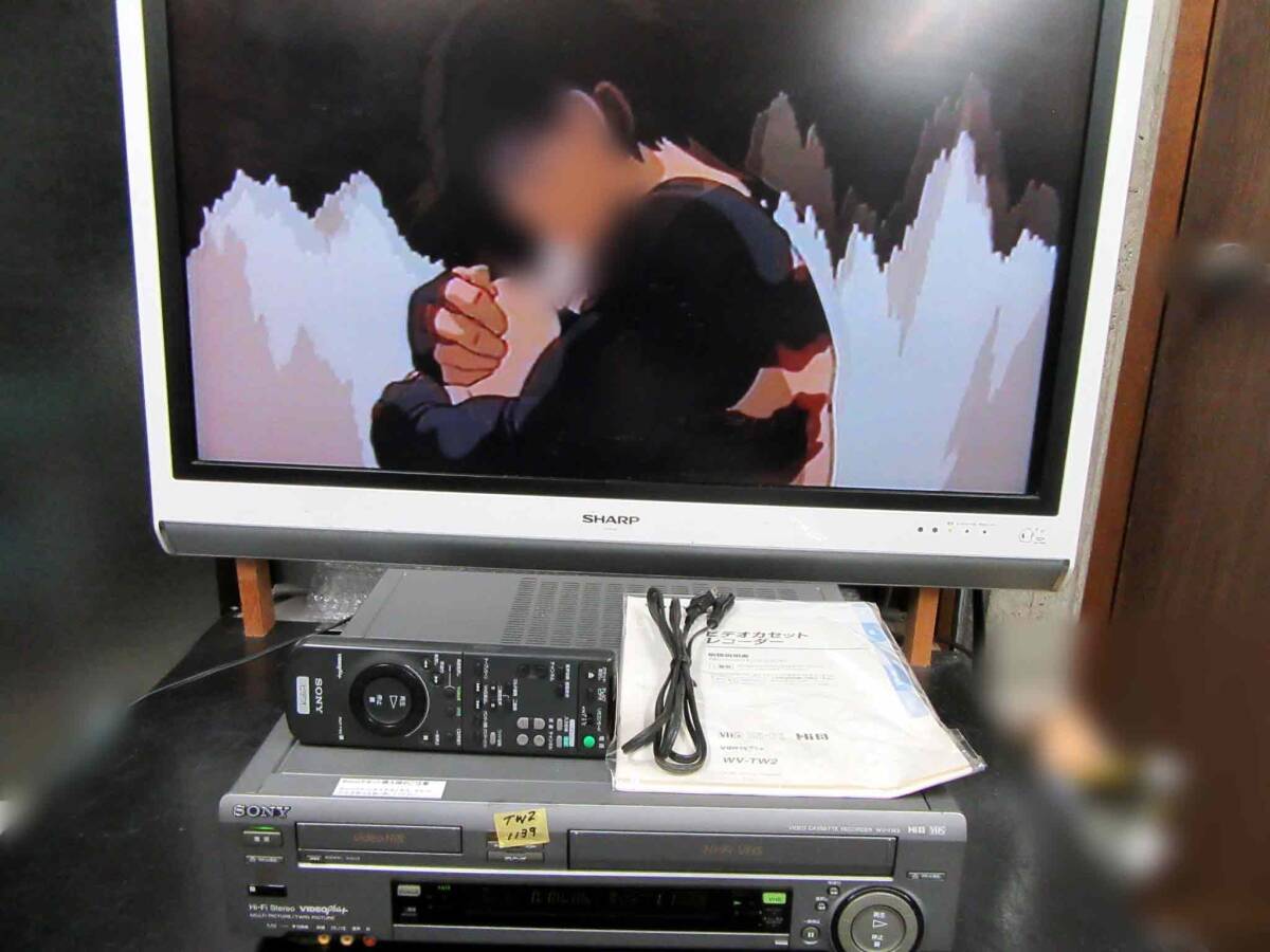 Yahoo!オークション - SONY 高画質Hi8/VHS・整備調整済保証付WV-TW2動...