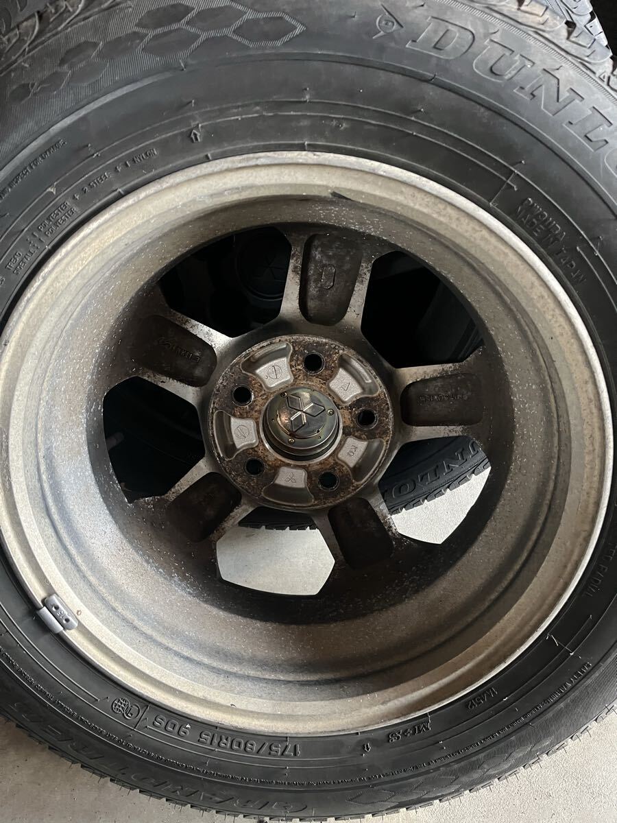 Yahoo!オークション - パジェロミニ 純正アルミホイール タイヤ付き 17...