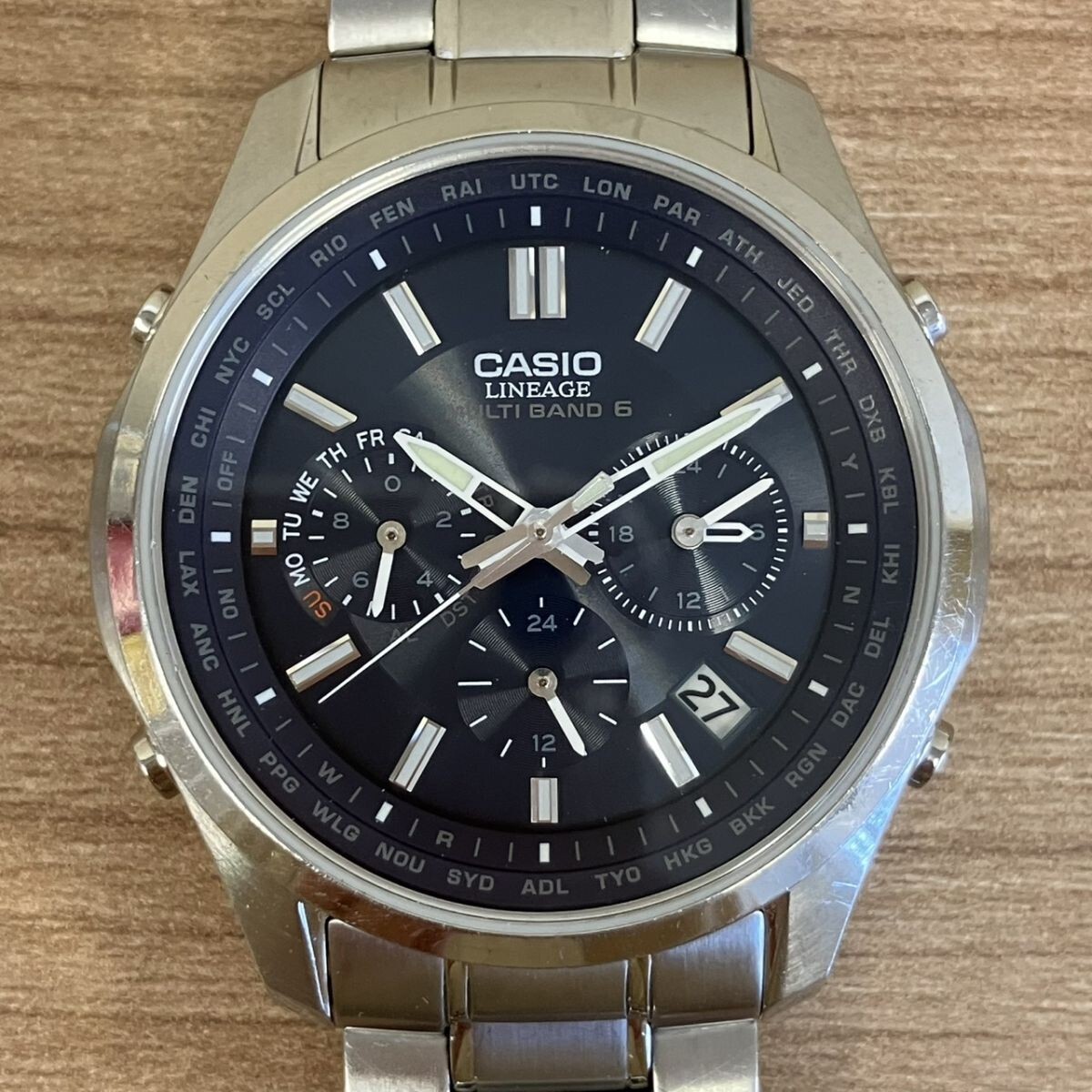 Yahoo!オークション - L121-M29-1683 CASIO LINEAGE MULTI BAND 6 リニ...