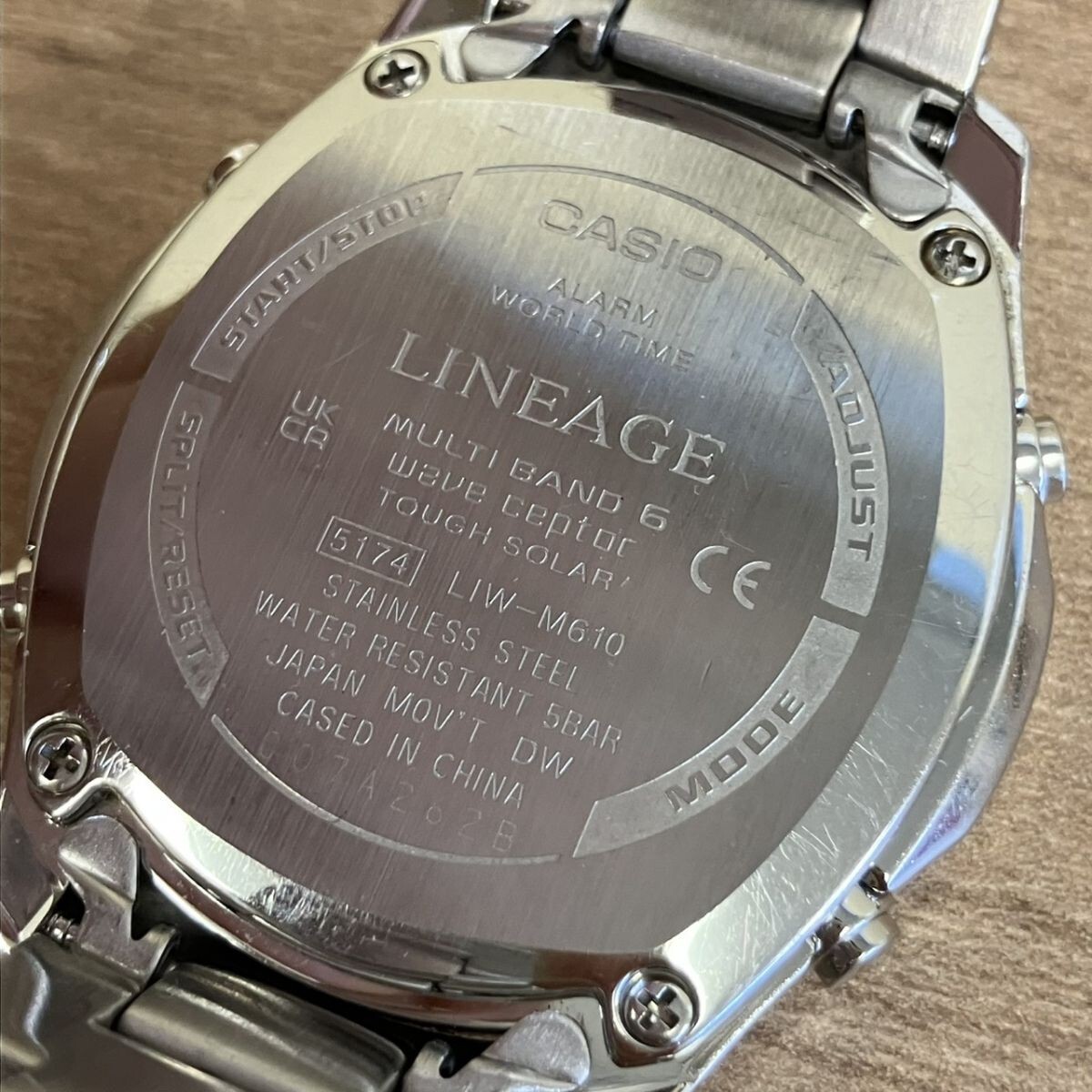 Yahoo!オークション - L121-M29-1683 CASIO LINEAGE MULTI BAND 6 リニ...