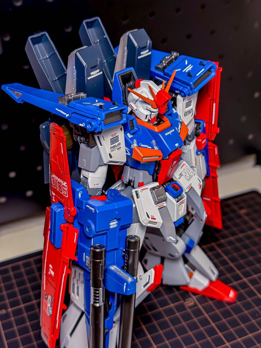 【樂淘letao】日本代購代標第一品牌－MG 1/100 ZZガンダム 完成品 カスタム塗装済み HG RG MG PG 1/144 1/100 1/60