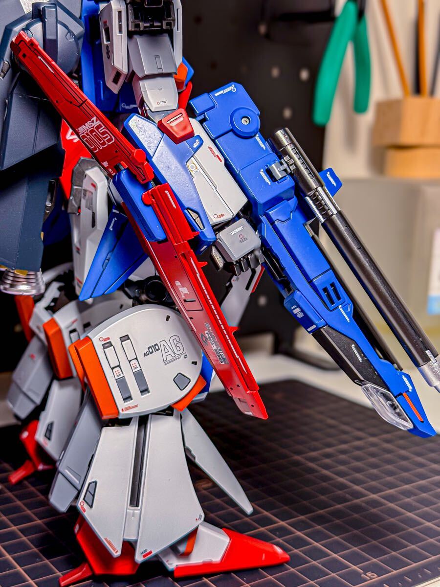 【樂淘letao】日本代購代標第一品牌－MG 1/100 ZZガンダム 完成品 カスタム塗装済み HG RG MG PG 1/144 1/100 1/60