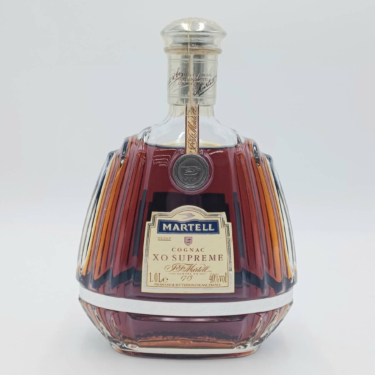 Yahoo!オークション - 未開栓 マーテル XO スプリーム 1000ml 40％ 3P-...