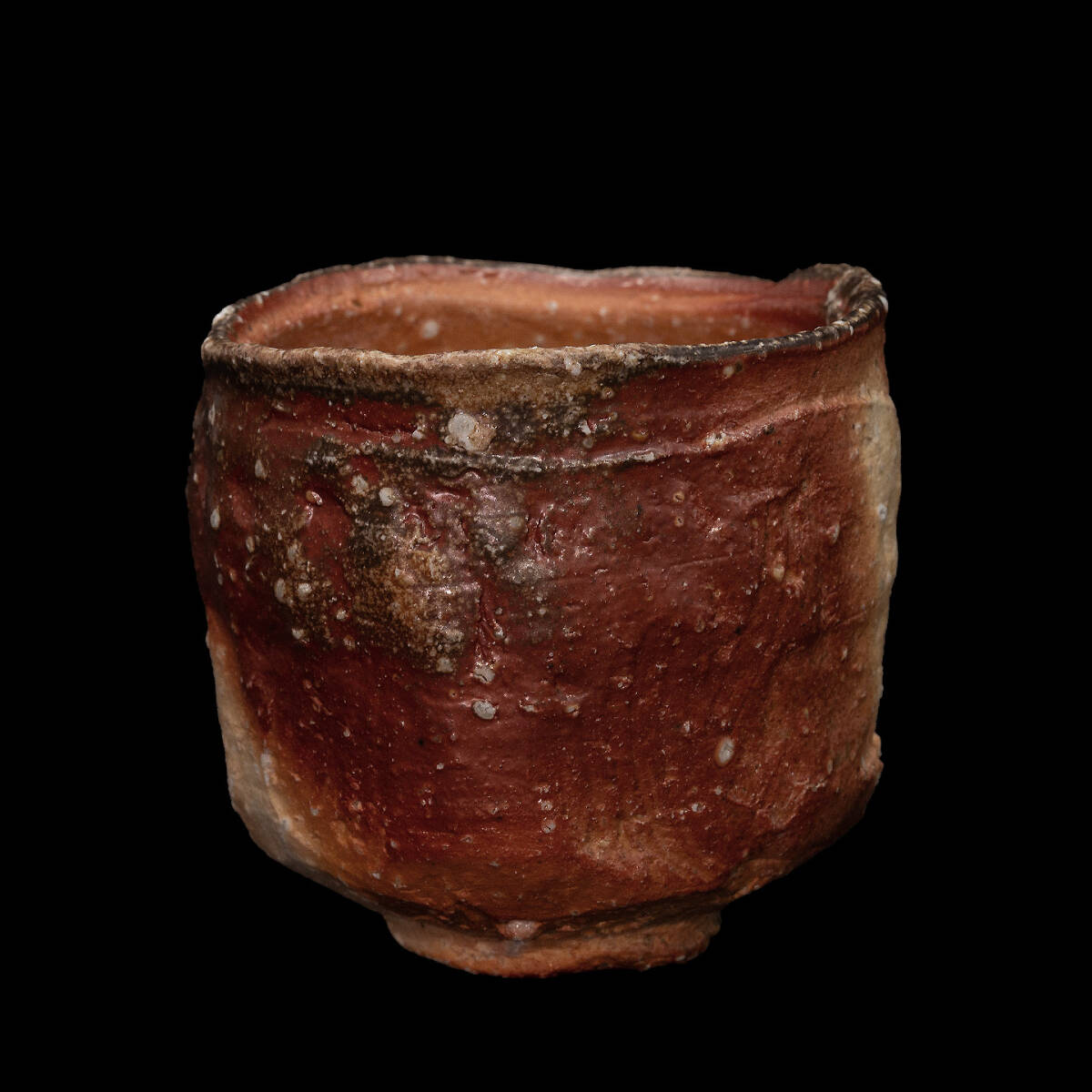 【樂淘letao】日本代購代標第一品牌－京都⑥ 岸本謙仁 造 伊賀湯呑 共箱 栞 茶道具