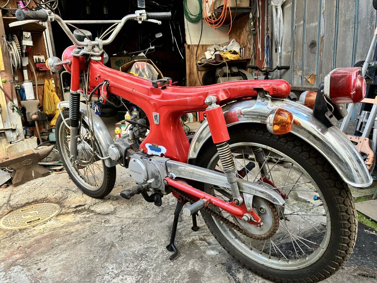 Yahoo!オークション - ホンダ cl90 最終型 エンジン実働 部品取り 書無...