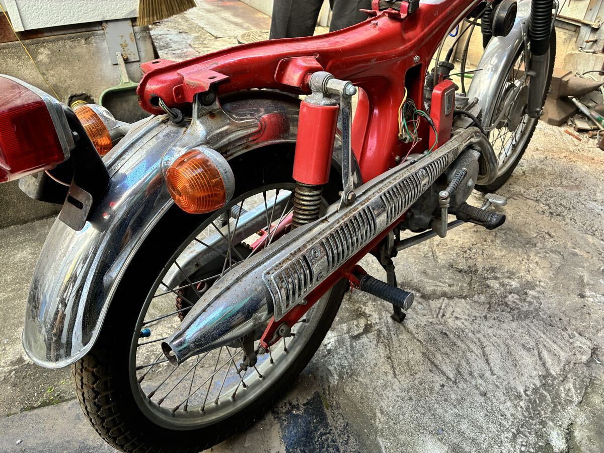 Yahoo!オークション - ホンダ cl90 最終型 エンジン実働 部品取り 書無...