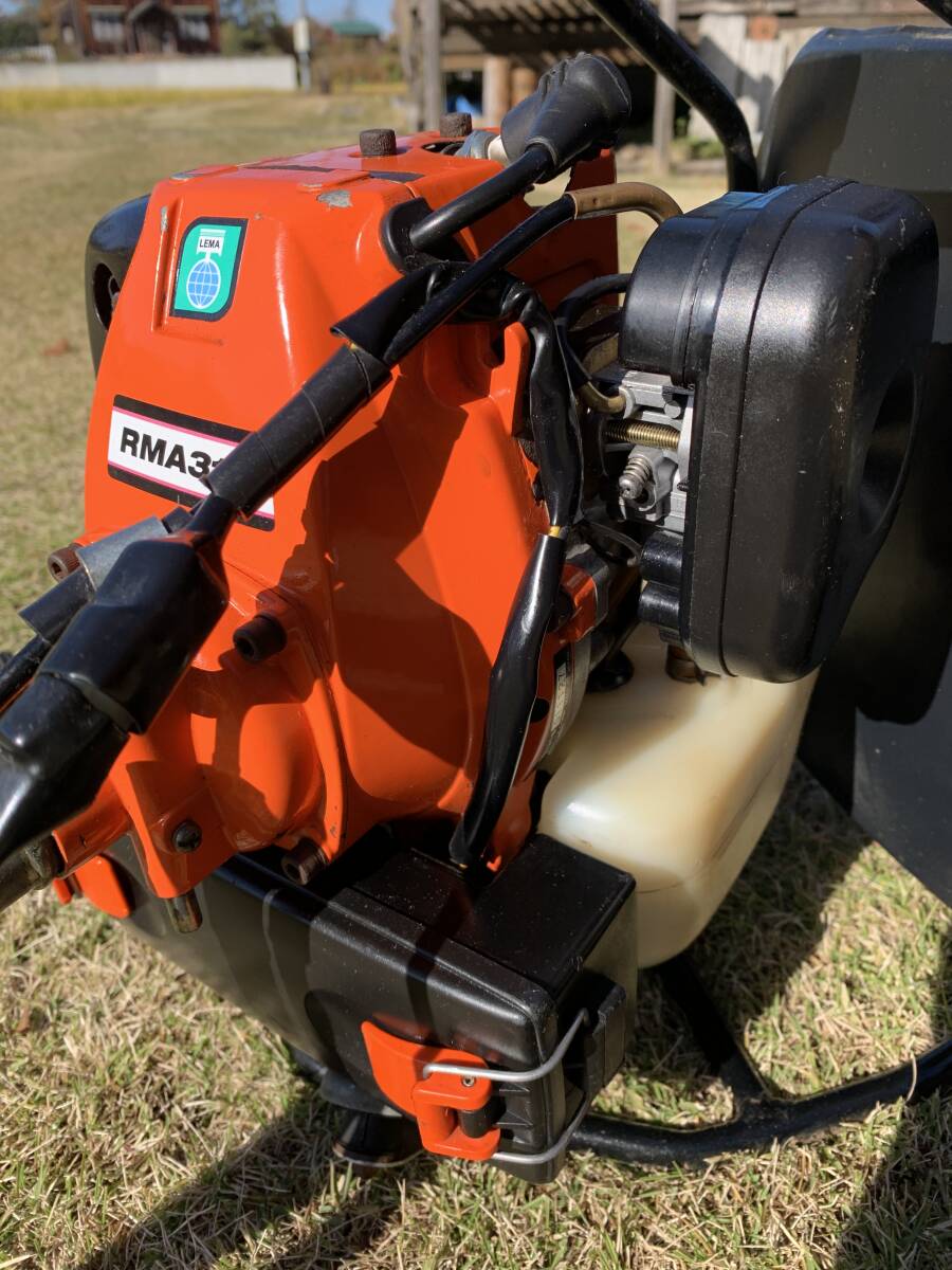 Yahoo!オークション - [No.412] 動作品 共立 RMA315 KIORITZ 背負式 草...