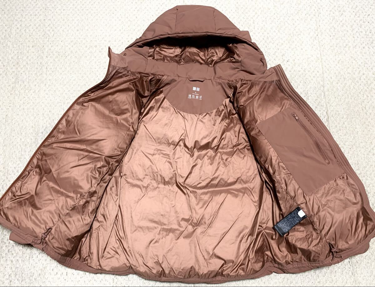 Yahoo!オークション - 新品同様 UNIQLO.シームレスダウン パーカ M(レ...