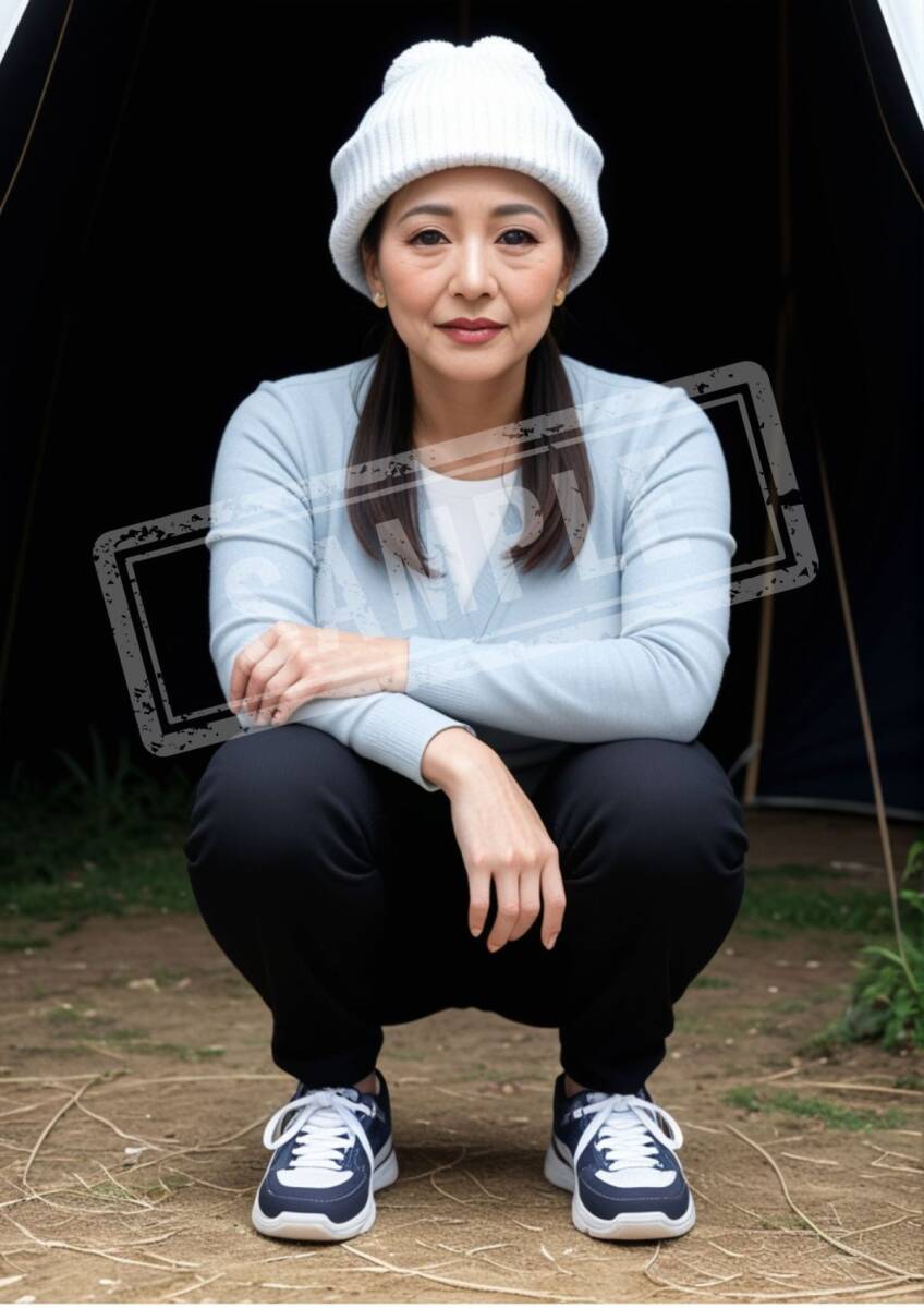 Yahoo!オークション - ai美人 美女 熟女 人妻 美魔女 垂れ乳 巨乳 公園...