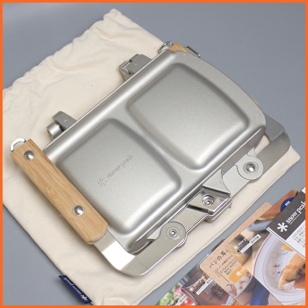 Yahoo!オークション - 未使用 Snow Peak/スノーピーク ホットサンドク...