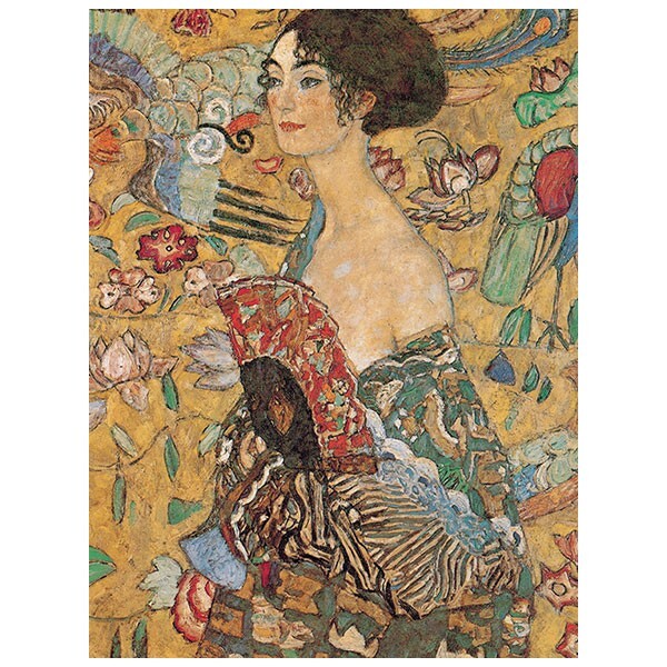 Yahoo!オークション - クリムト「扇子を持つ婦人」F6号 複製画 世界の...