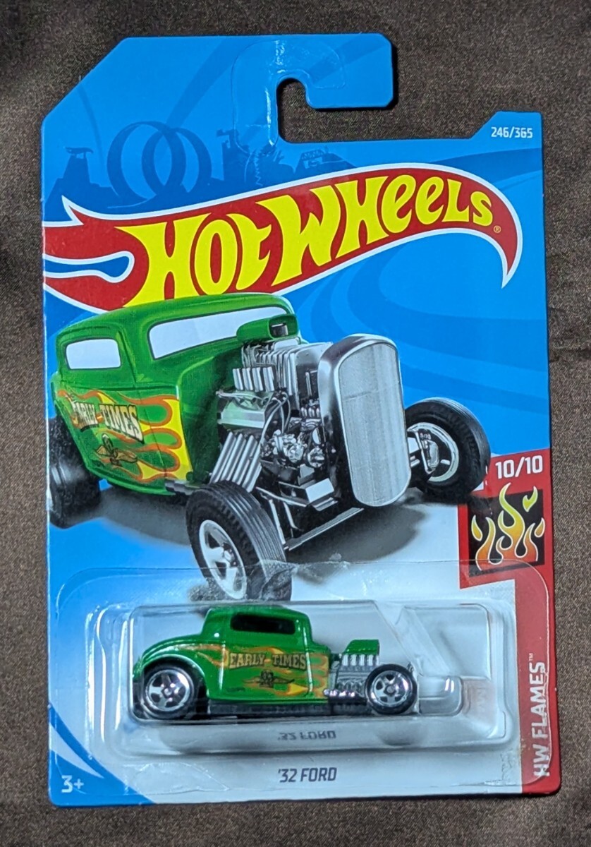 Yahoo!オークション - Hot Wheels 2018 Basic HW Flames '32 Ford ホッ...