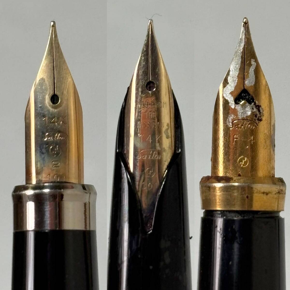 Yahoo!オークション - 筆記用具 万年筆 21K・18K・14Kなど 13本 まとめ...