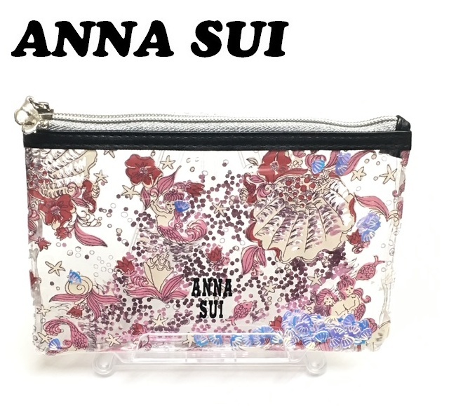 Yahoo!オークション - 【ANNA SUI】(NO.7103)アナスイ クリアポーチ 人...