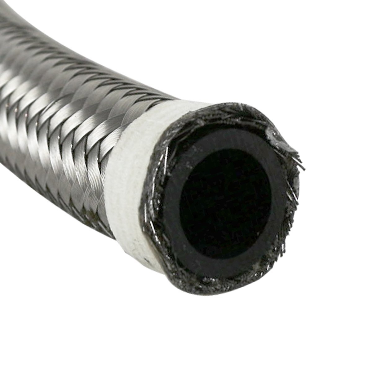 Yahoo!オークション - 『AN4 1m』ステンレス メッシュ ホース ステンメ...