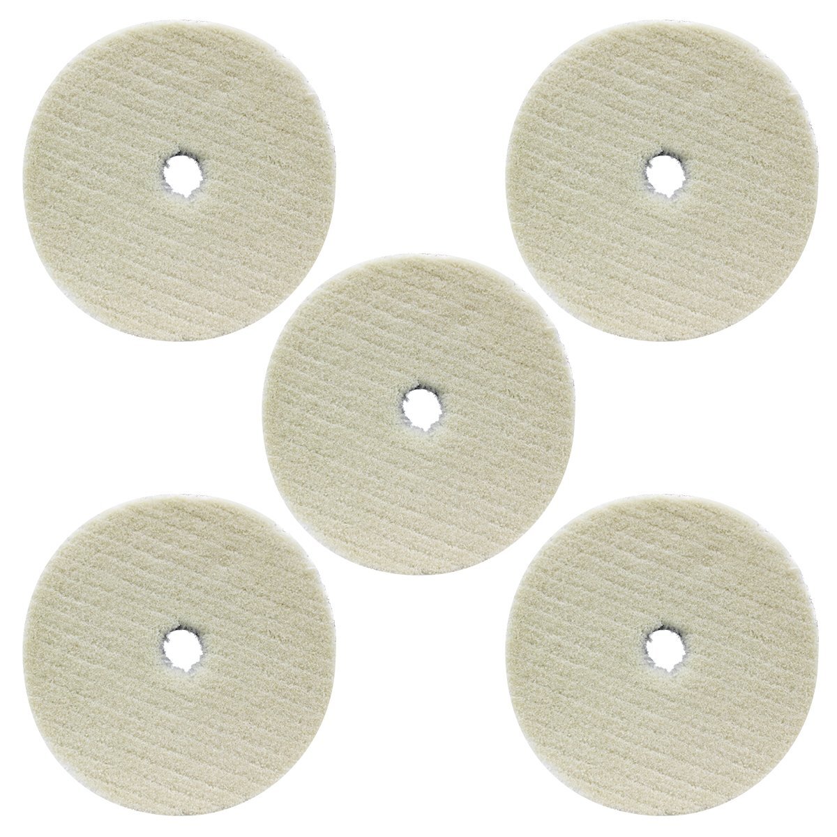 Yahoo!オークション - 5枚 セット[粗目/Φ150]ウールバフ 外径 150mm ...