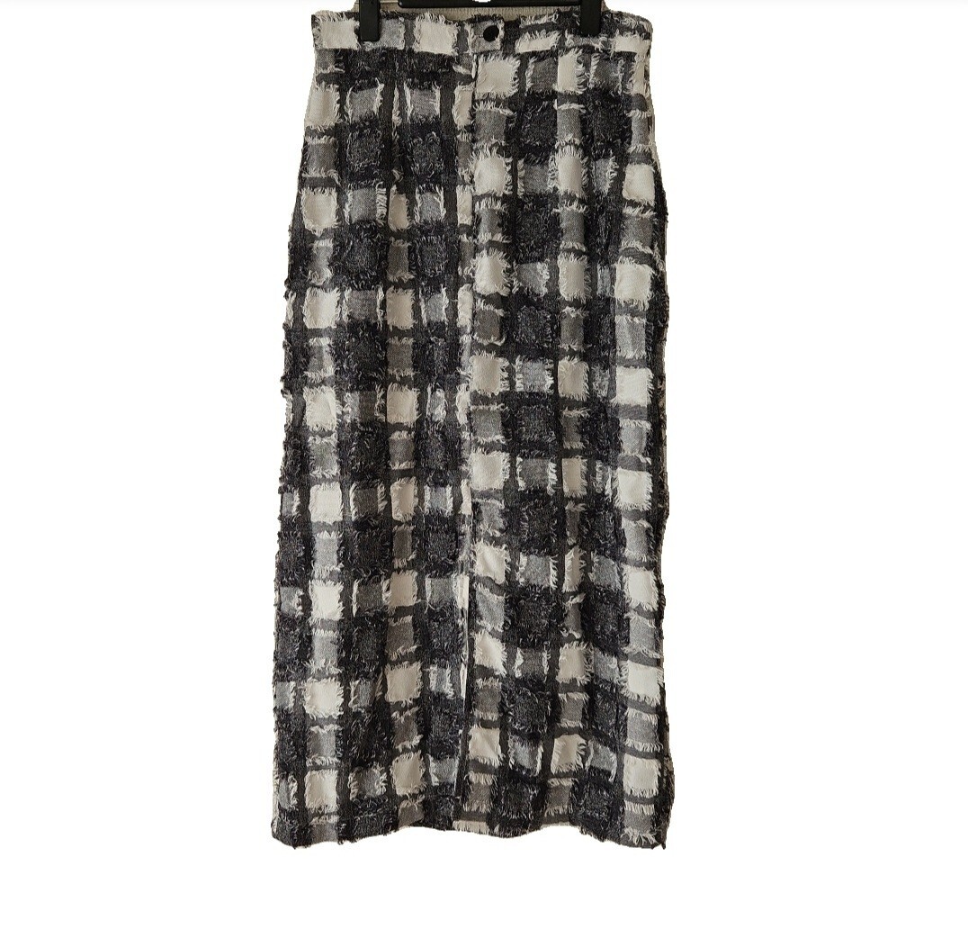 Yahoo!オークション - チェック ロングスカート