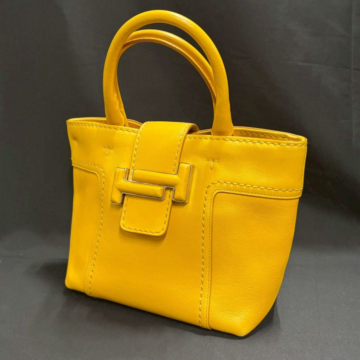 Yahoo!オークション - BKK536H TOD’S トッズ ダブルT ミニトート ショ...