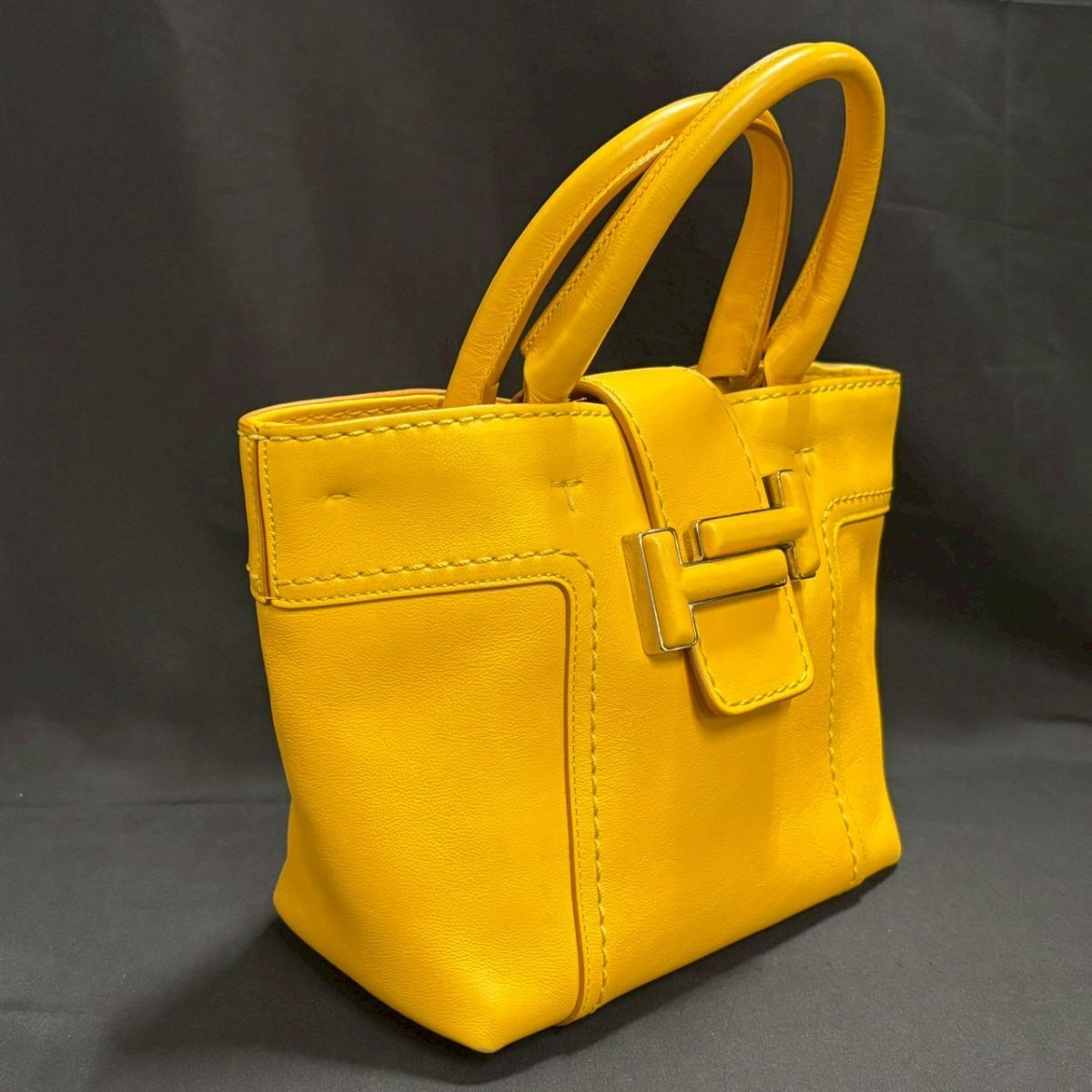 Yahoo!オークション - BKK536H TOD’S トッズ ダブルT ミニトート ショ...