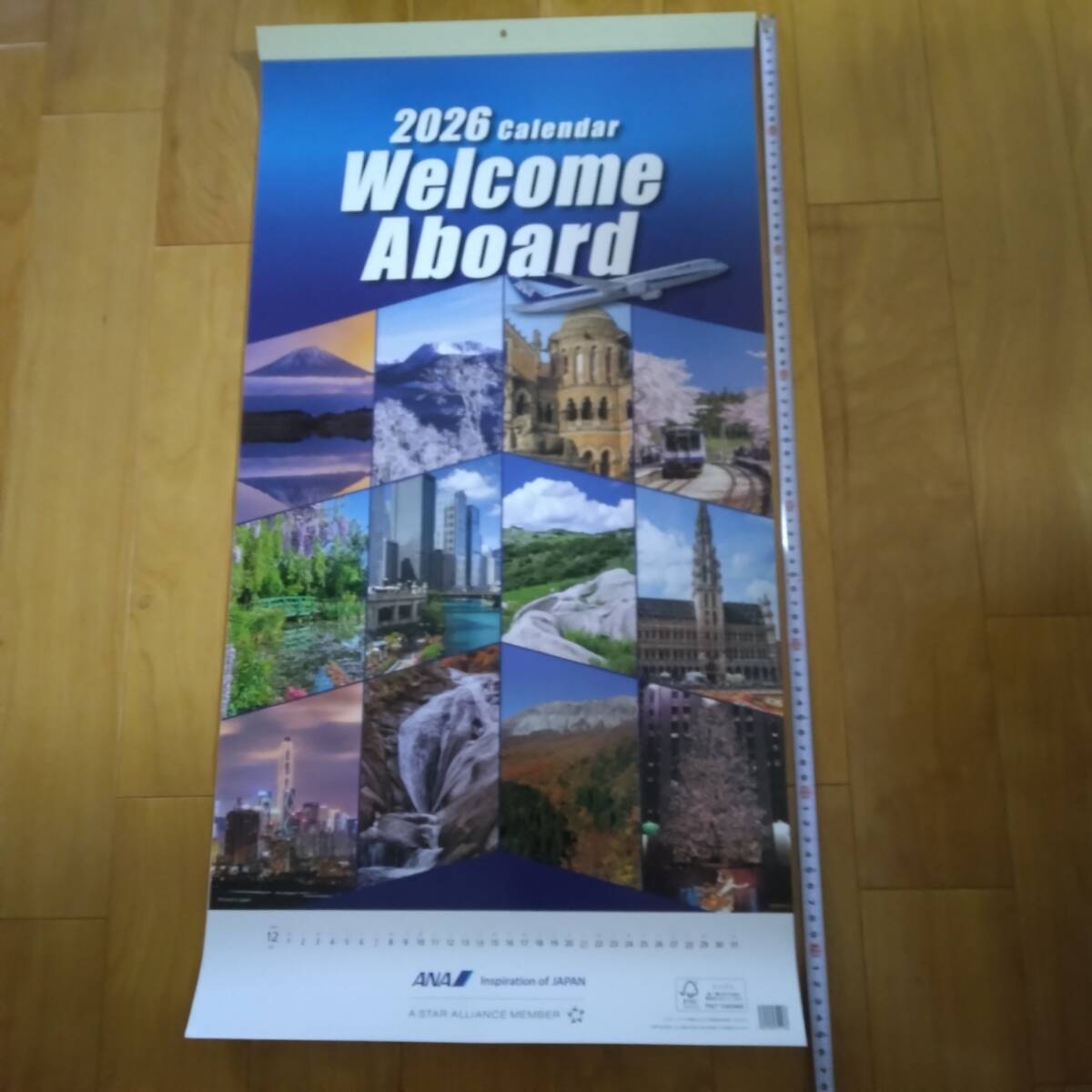 Yahoo!オークション - 2026年 ANAカレンダー 壁掛けカレンダー ANA 全...