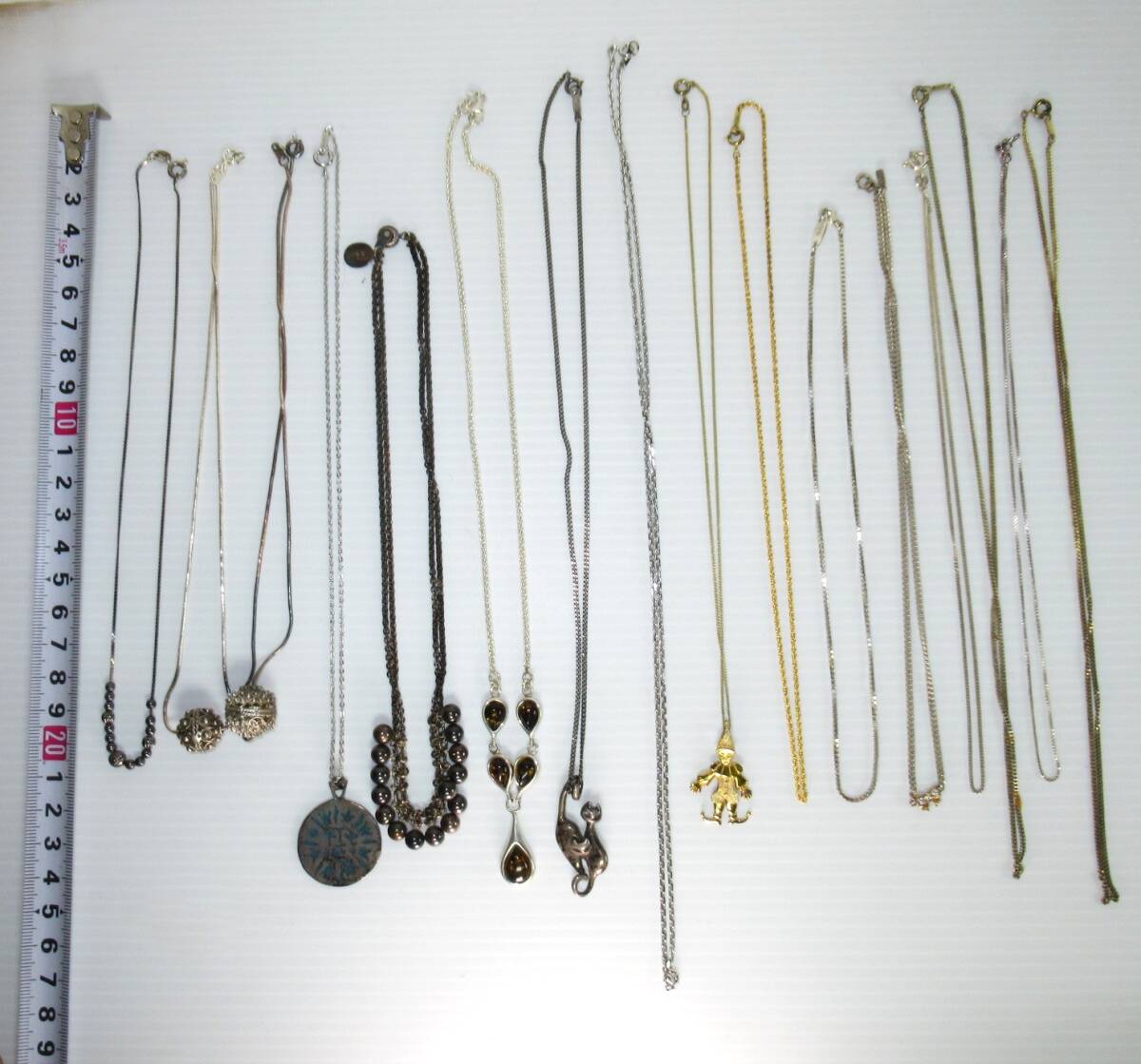 925/SILVER刻印 ペンダント15本 チェーンのみ含む 約88g 経年/箱無(シルバー)｜売買されたオークション情報、yahooの商品情報をアーカイブ公開 - オークファン（aucfan ...