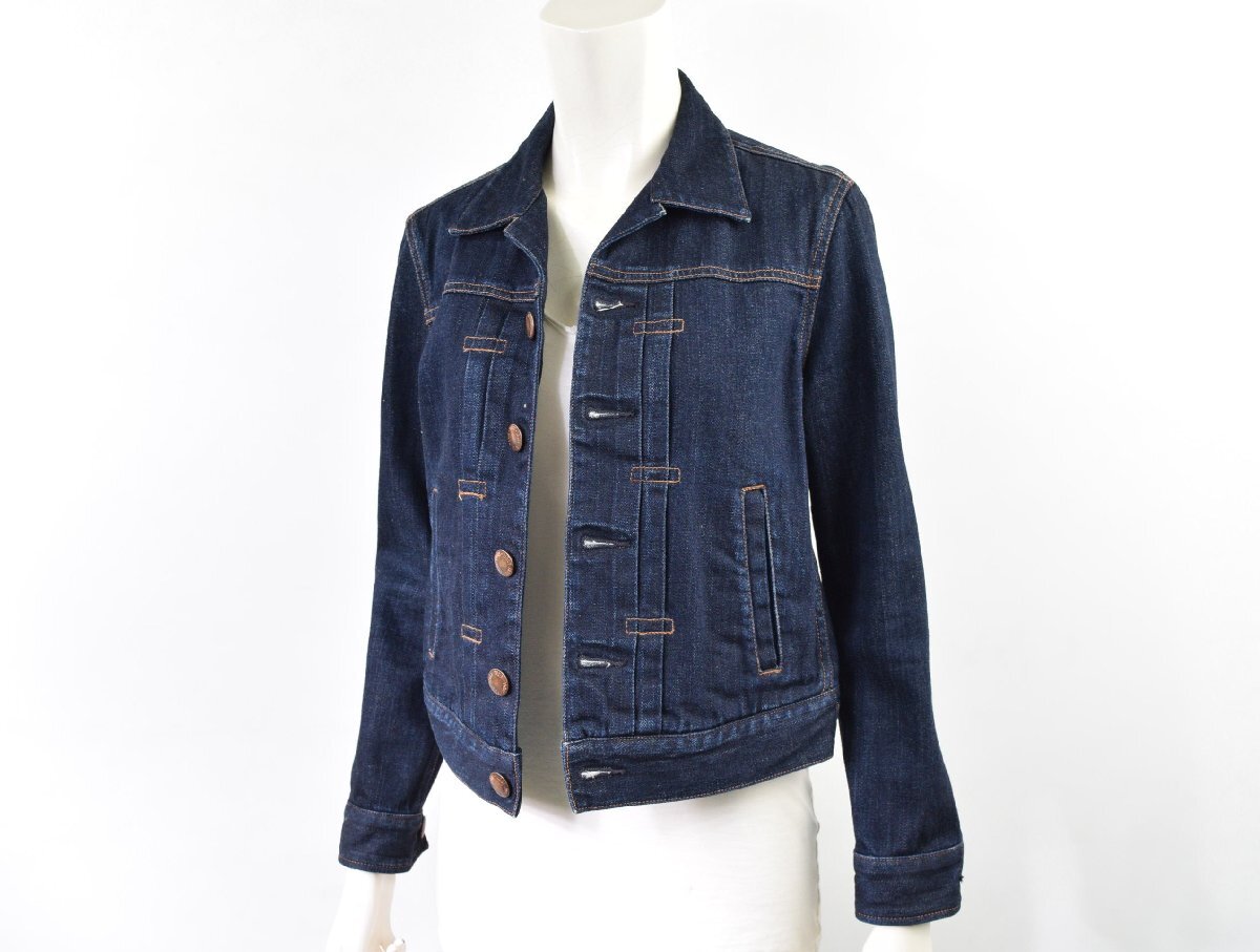 Yahoo!オークション - 2242-25W0053 23区 DENIM ストレッチ デニムジャ...
