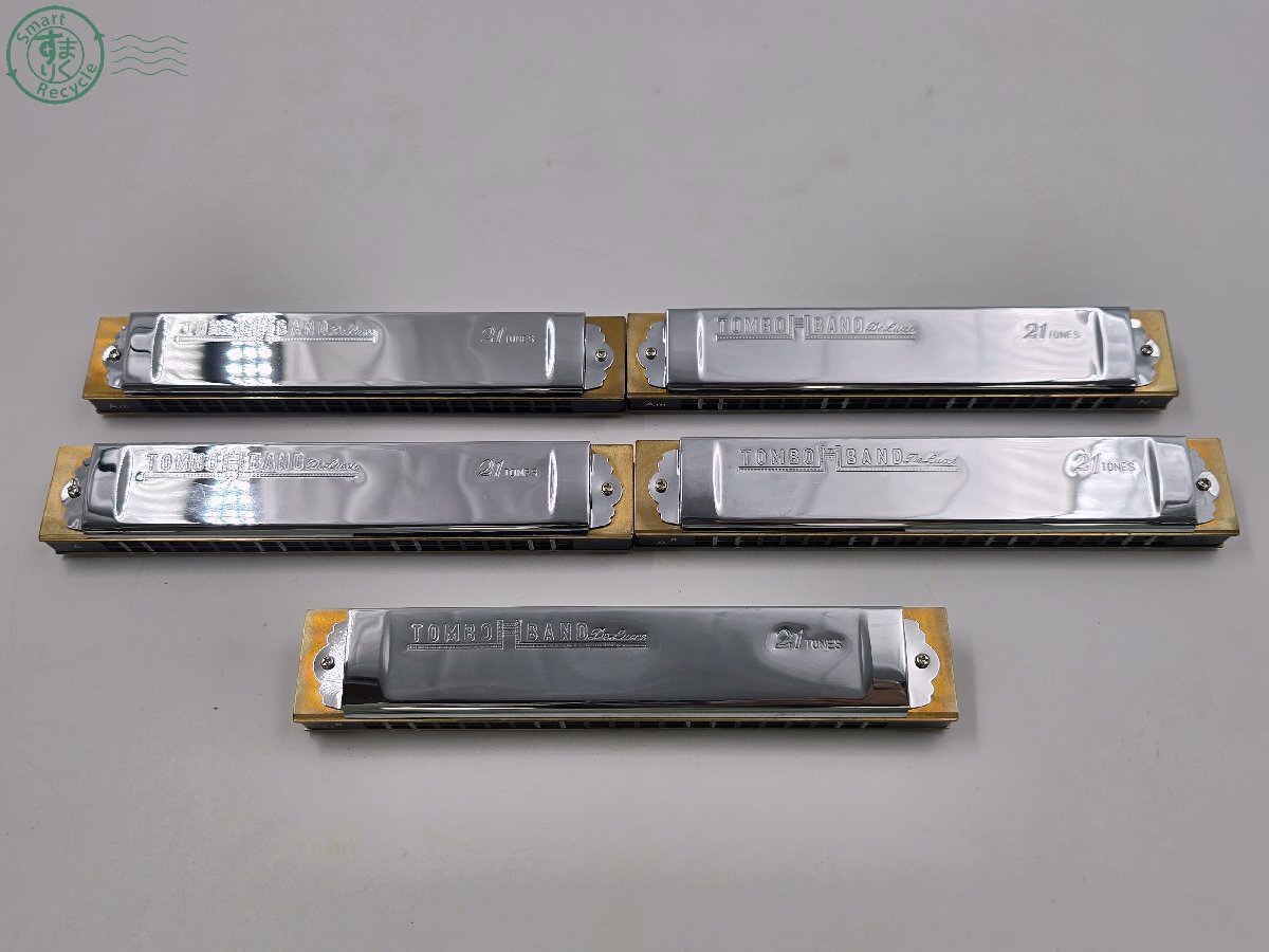 Yahoo!オークション - BK0605321 ハーモニカ 5点 まとめ売り TOMBO DEL...