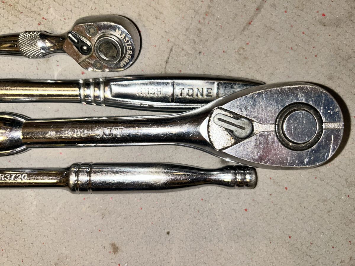 Yahoo!オークション - KTC他 ジャンク品(故障品)・ラチェット4本セッ...