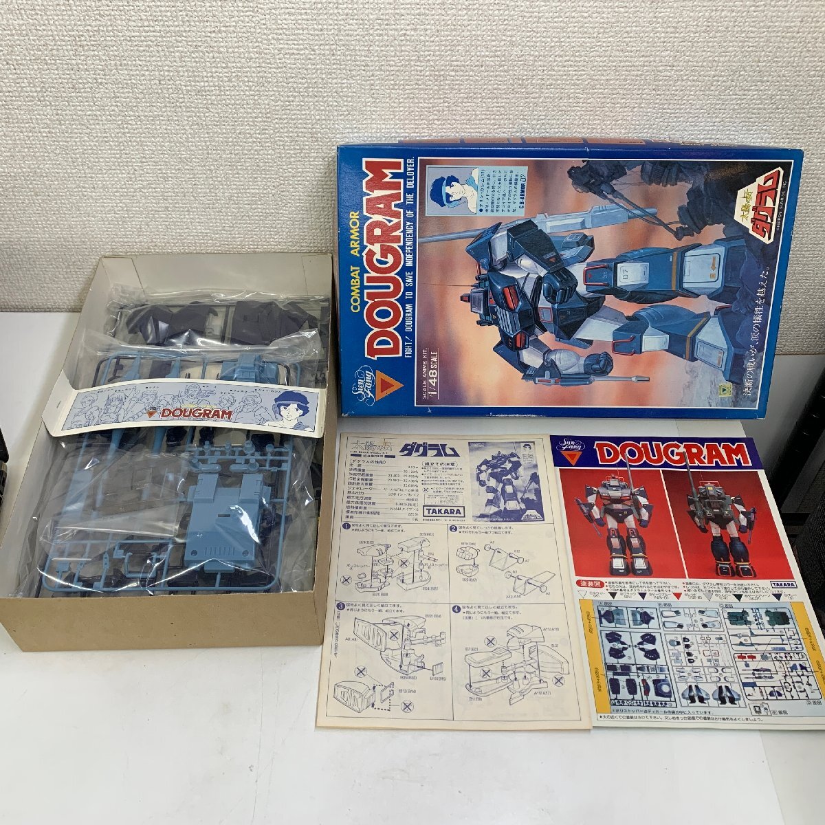 Yahoo!オークション - 【未組立】プラモデル Takara 太陽の牙ダグラム ...