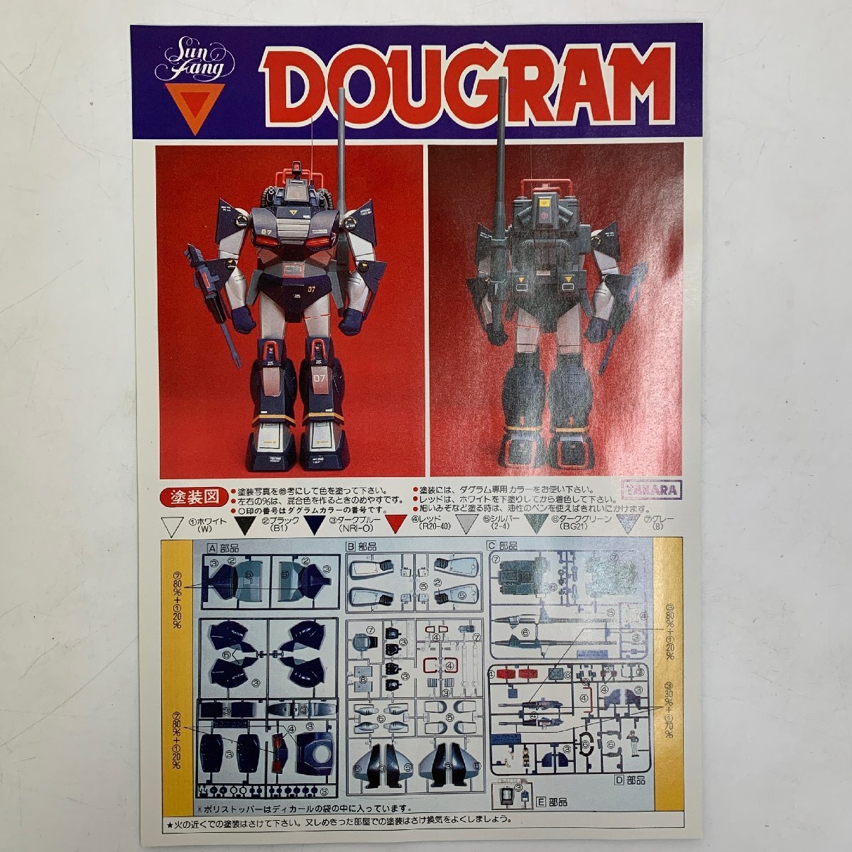 Yahoo!オークション - 【未組立】プラモデル Takara 太陽の牙ダグラム ...