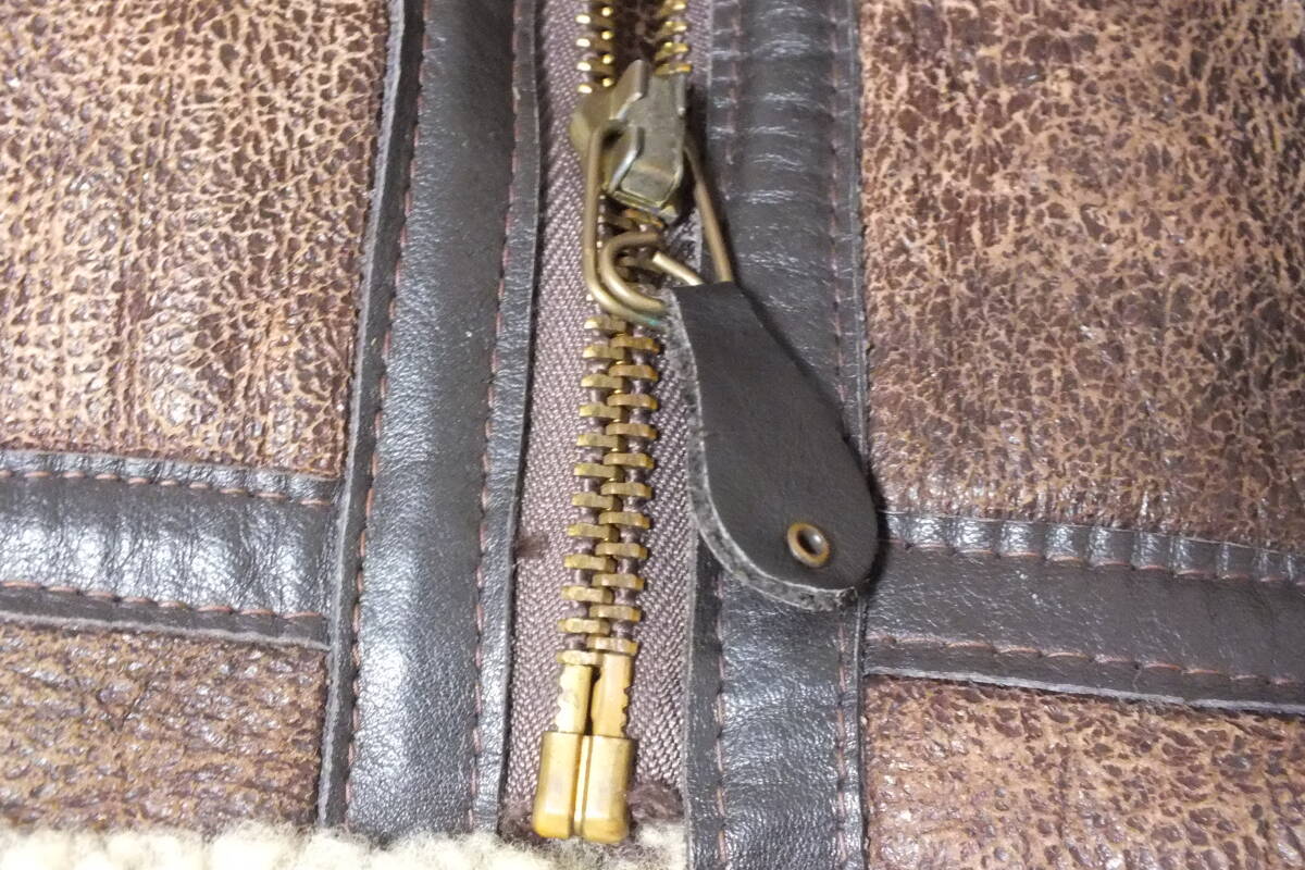 Yahoo!オークション - SCHOTT ショット B-3 ムートンジャケット 羊革 ...