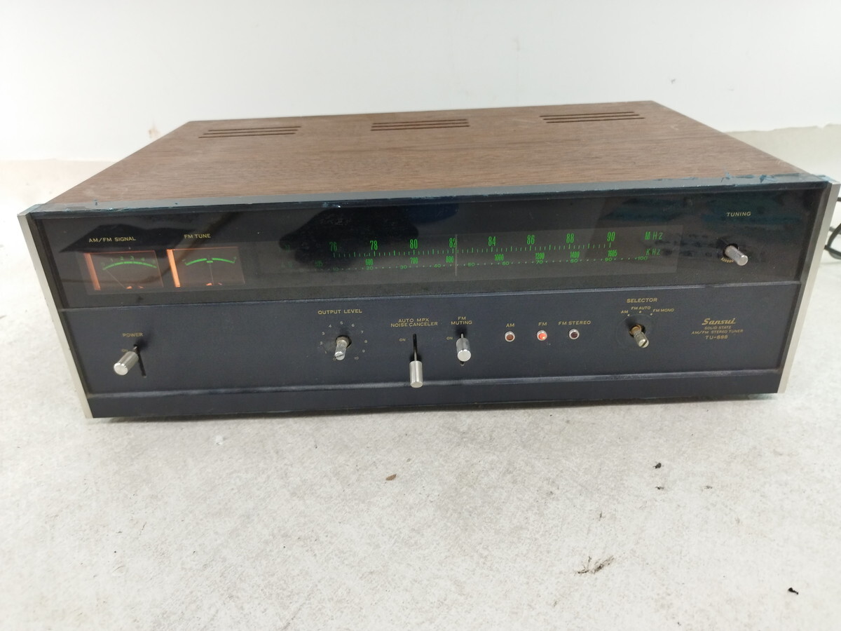 Yahoo!オークション - a11-227 SANSUI サンスイ/ヴィンテージチューナ...
