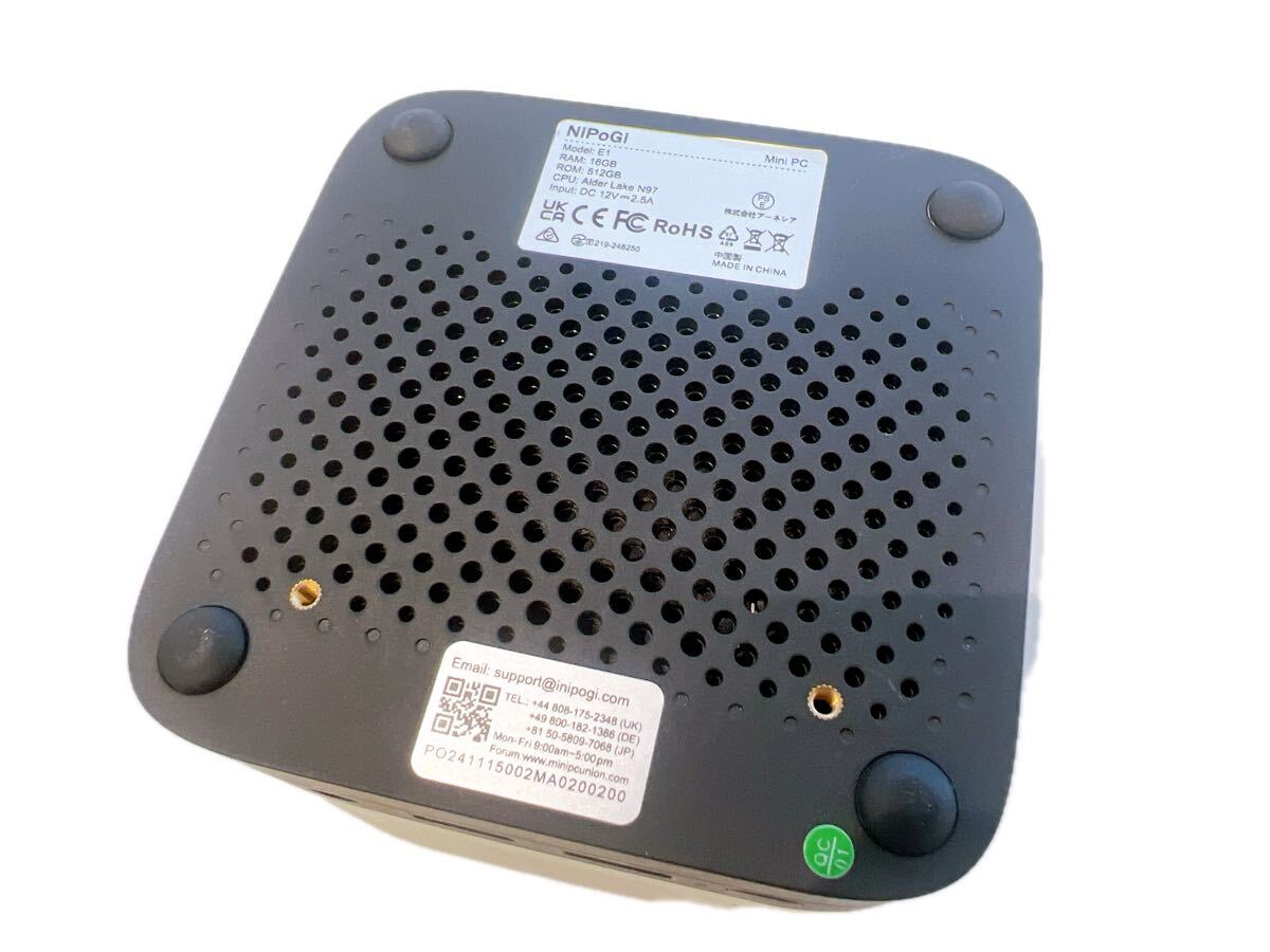 Yahoo!オークション - 【ほぼ新品】NiPoGi ミニPC N97 Windows11Pro搭...