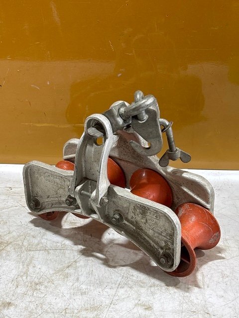 Yahoo!オークション - YASUDA ヤスダ 4キンシャ 4連金車 架空ケーブル...